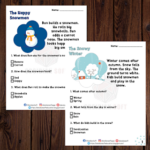 Seasonal Learning with Winter-Themed Reading Comprehension Worksheets ...