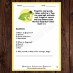 Free Animal Reading Comprehension Worksheets for World Animal Day and ...