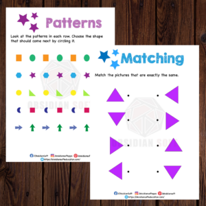 Preschool Worksheets for Patterns - ObsidianSoft