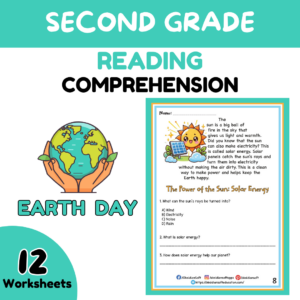 12 Earth Day Worksheets for Kids: Fun Reading Comprehension Activities ...