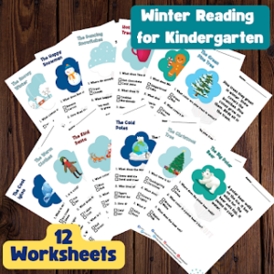Seasonal Learning with Winter-Themed Reading Comprehension Worksheets ...