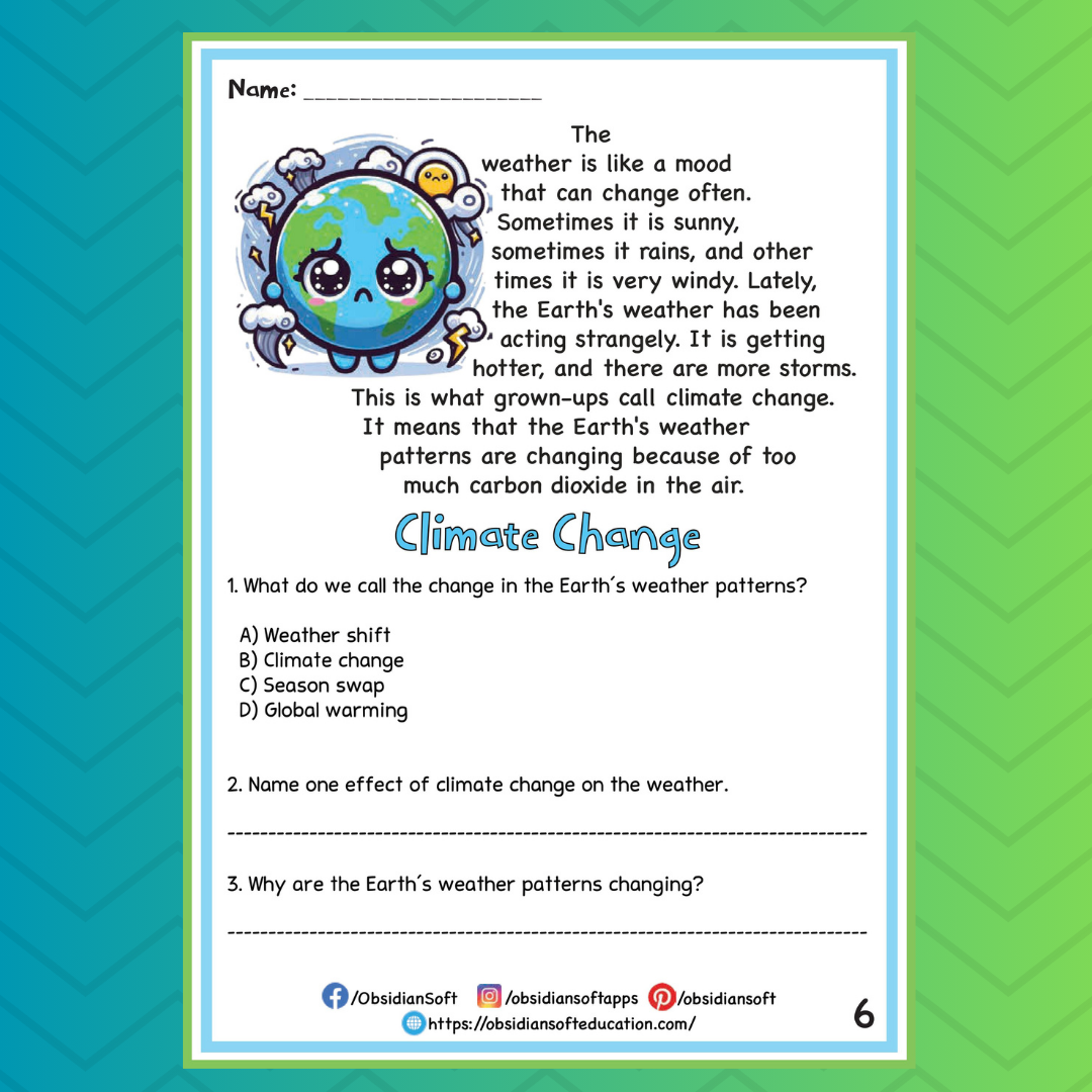 🌱 World Environment Day Worksheets for Grade 2 – Fun & Educational ...