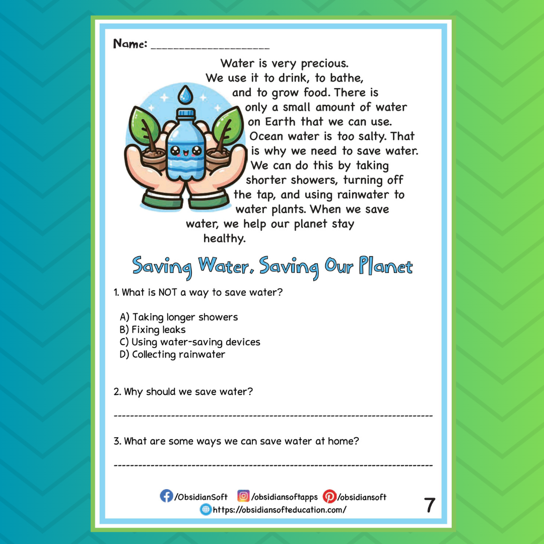 🌱 World Environment Day Worksheets for Grade 2 – Fun & Educational ...