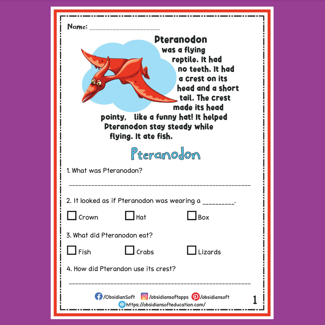 Celebrate Dinosaur Day with Fun, Educational Worksheets for Grades 1–2 ...
