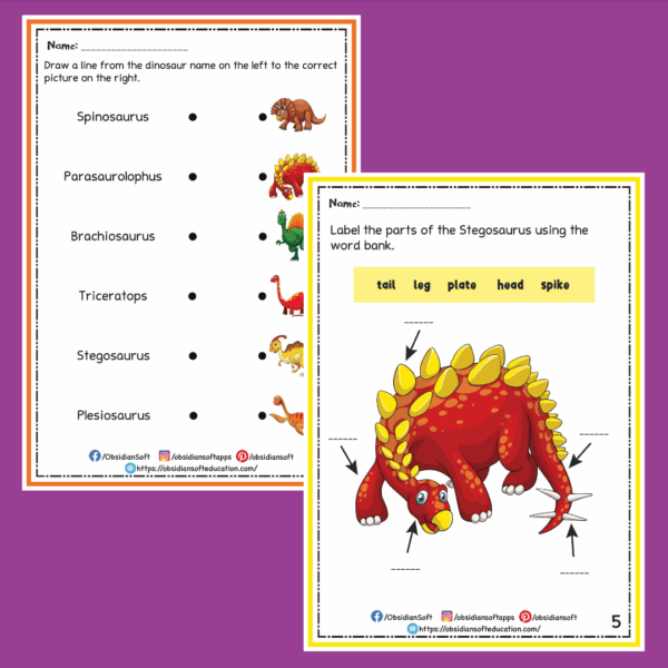 Celebrate Dinosaur Day with Fun, Educational Worksheets for Grades 1–2 ...