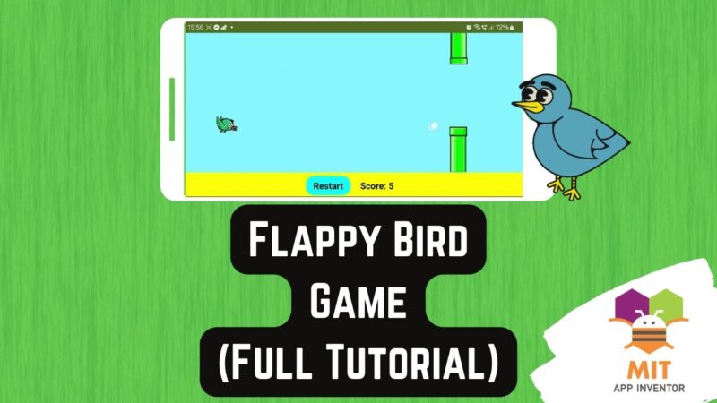 Flappy Bird Game in MIT App Inventor - ObsidianSoft