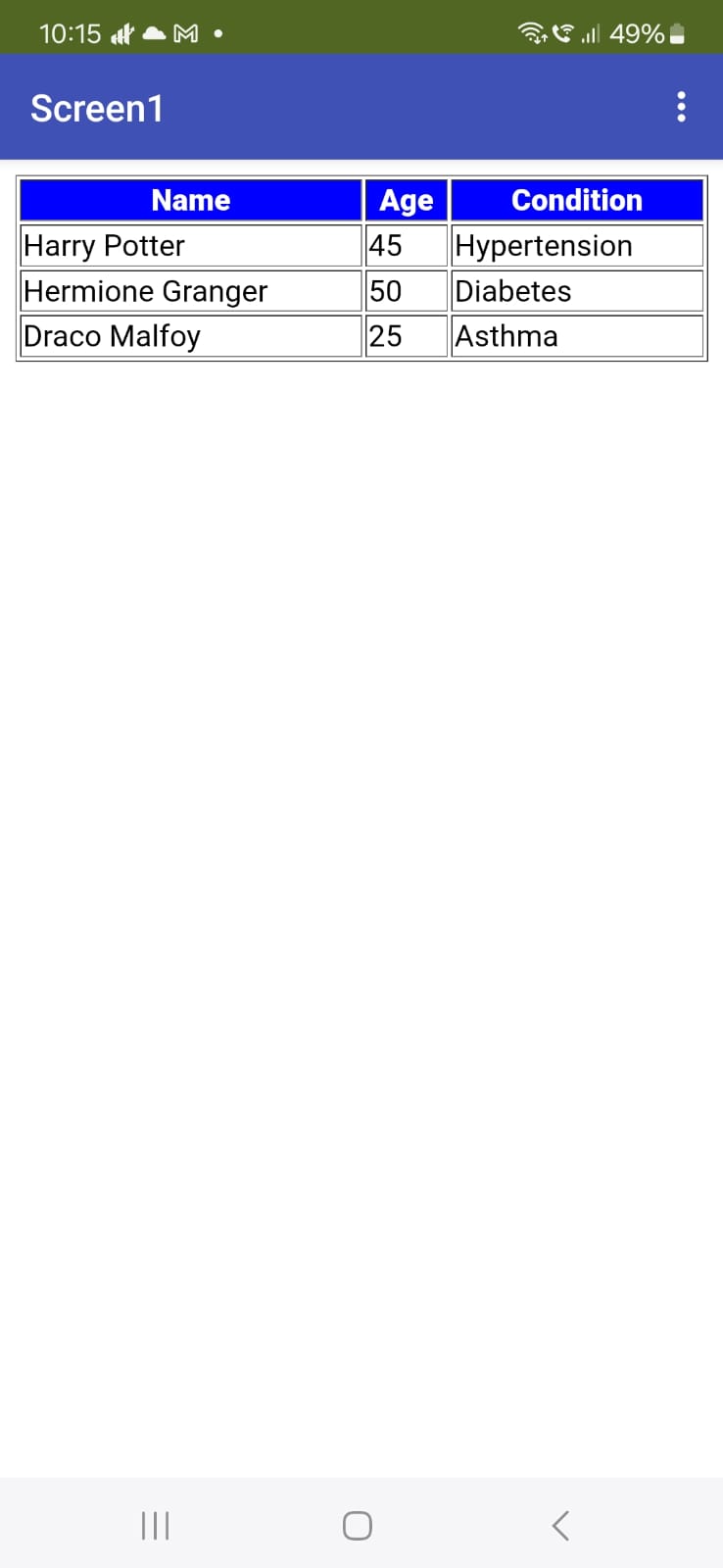 How to Display HTML Table in MIT App Inventor - ObsidianSoft