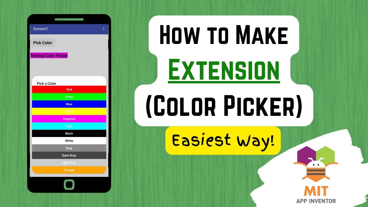 App Inventor Extension Tutorial - How to make a custom extension in MIT ...